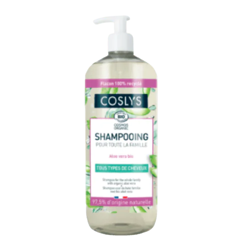 SHAMPOOING FAMILLE Aloe vera Bio 1L Coslys | -15% sur Kazidomi