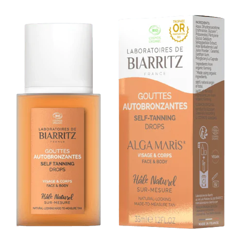 Gouttes autobronzantes visage et corps