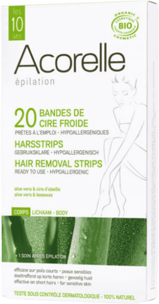 Acheter Cire Froide corps naturel bio Epilation Acorelle