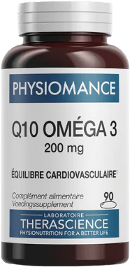 Physiomance Q10 Omega 3 200 Mg 90 capsules Therascience | -25% sur Kazidomi