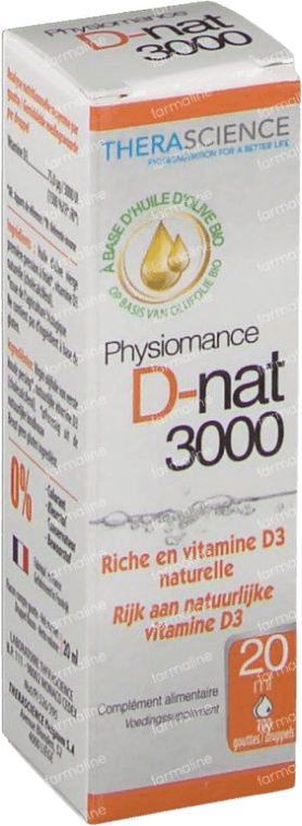 Physiomance Vitamine DNat 3000 Therascience | Kazidomi