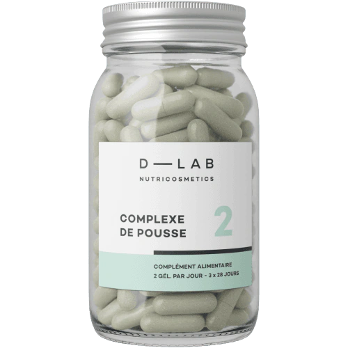 Complexe Pousse Cheveux Cure 3 mois Bio 168 gelules D-LAB Nutricosmetics | -20% sur Kazidomi
