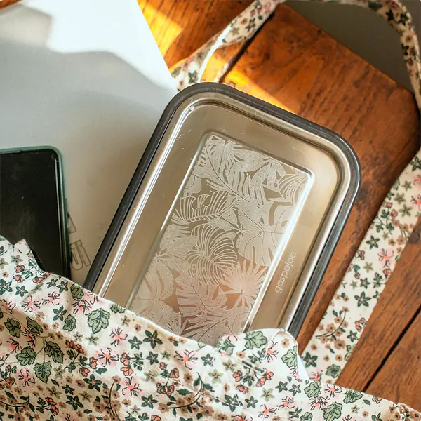 Boite Repas Micro-Ondes Jungle 1000 ml |Kazidomi