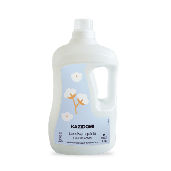 Liquid Detergent Cotton Flower 1.5L | -30% on Kazidomi