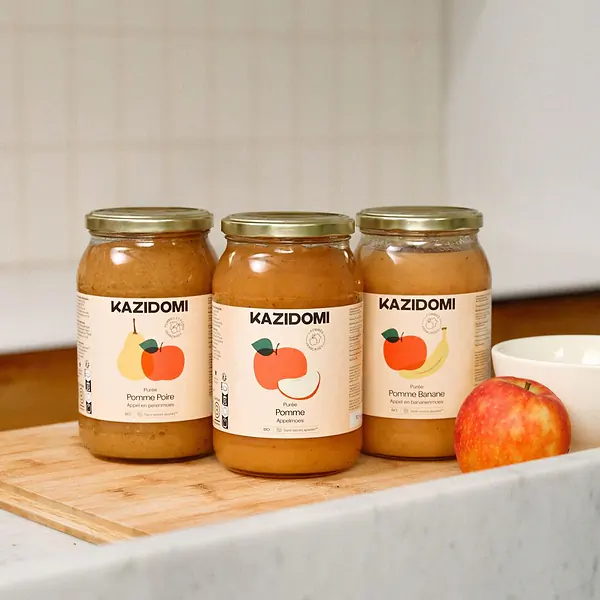 Apple Banana Compote Organic 915g | -30% on Kazidomi